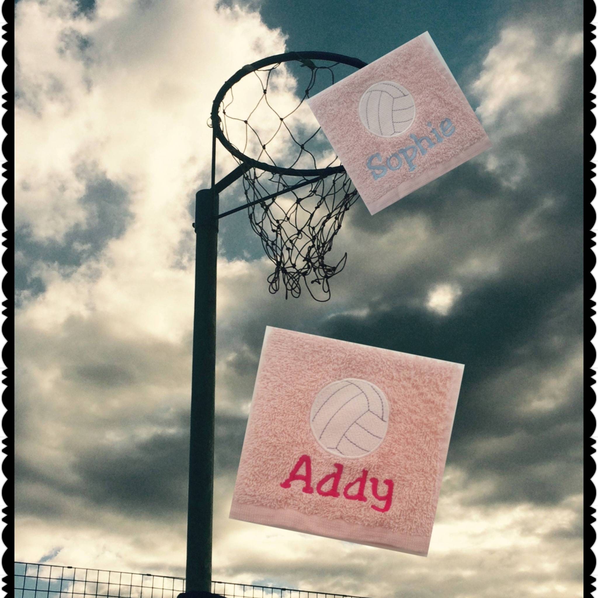Personalised Netball Face Washer for the Netball Fanatic - Etsy Australia