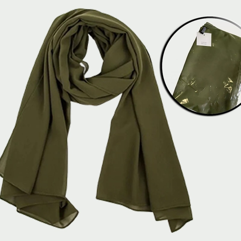 Chiffon Hijab Scarf - Etsy