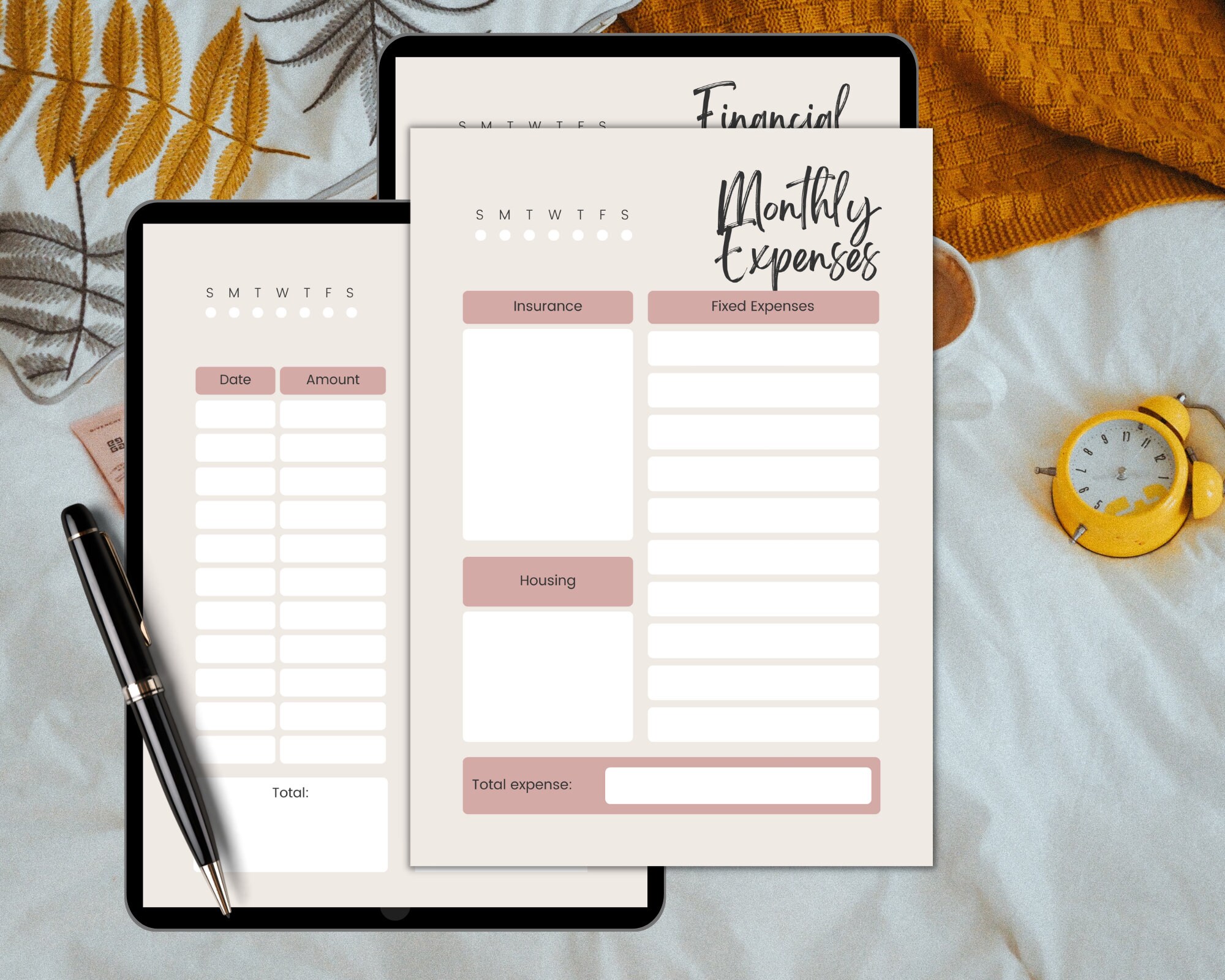 Savings Tracker, Printable Tracker, Budget Planner, Savings Challenge ...