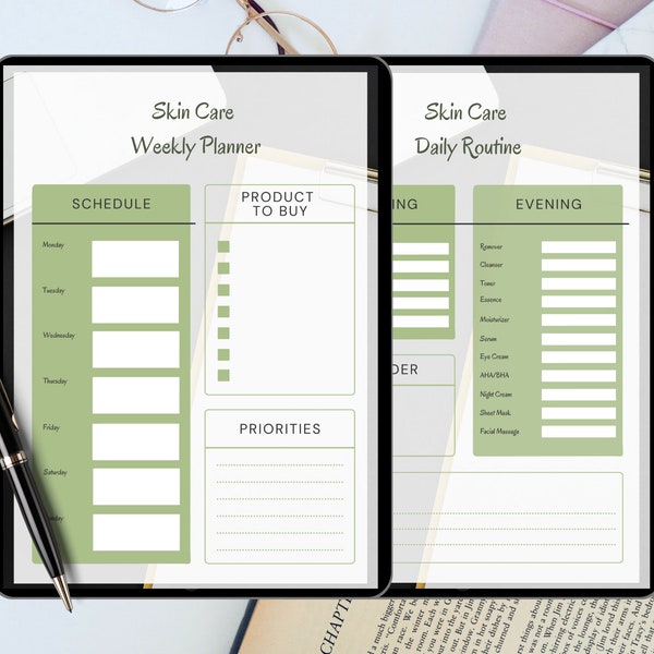 Skincare Journal - Etsy