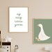 Silly Goose Wall Art, Goose Nursery Decor, Earth Tone Nursery Prints ...
