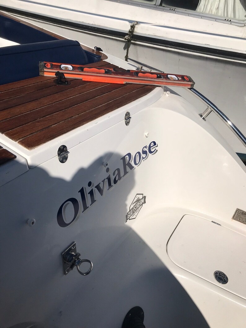 Custom Boat Name Sticker Marine Grade Vinyl, Lots of Colours & Fonts - Etsy