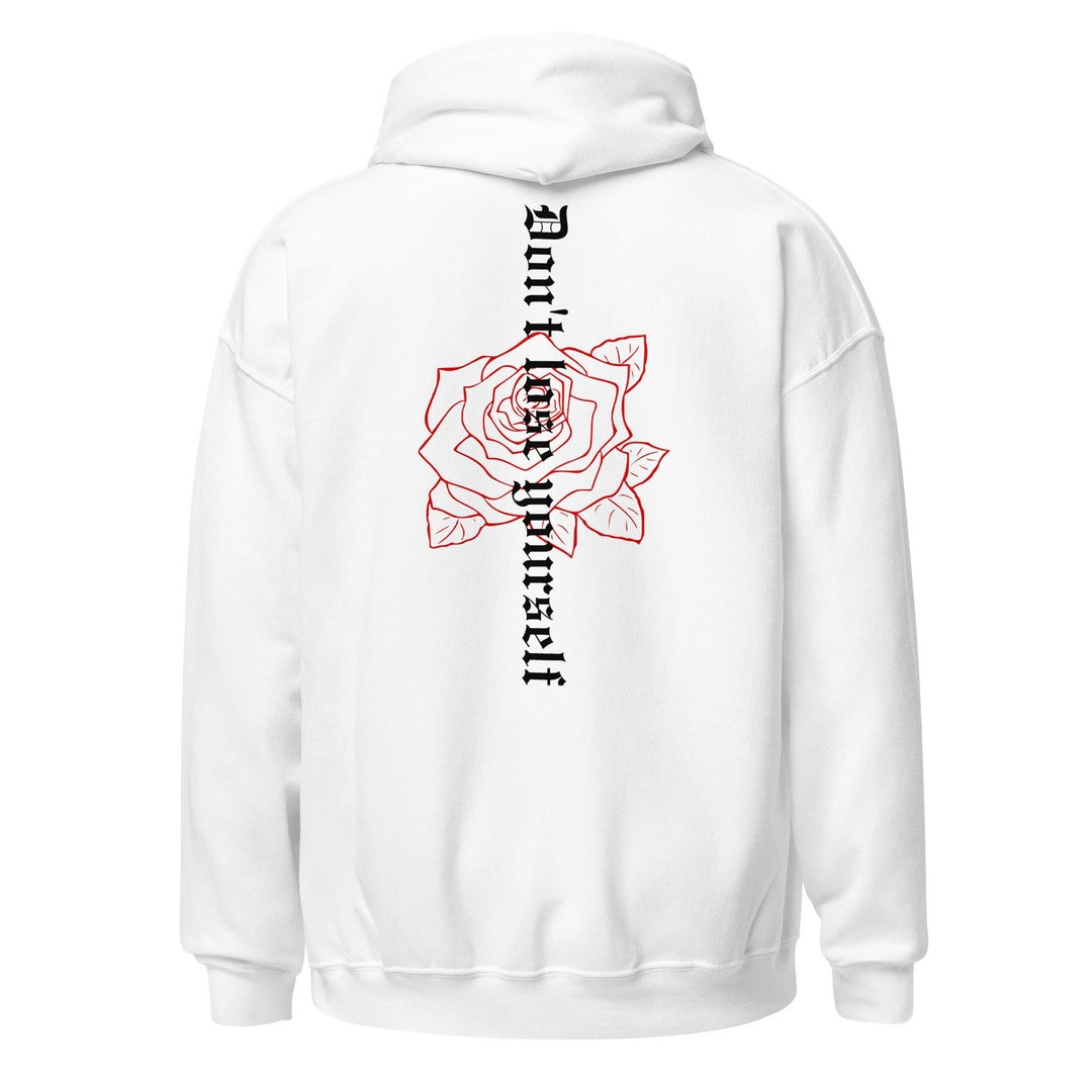 Don't Lose Yourself Hoodie Motivational Song Text Back Print Rapper and ...