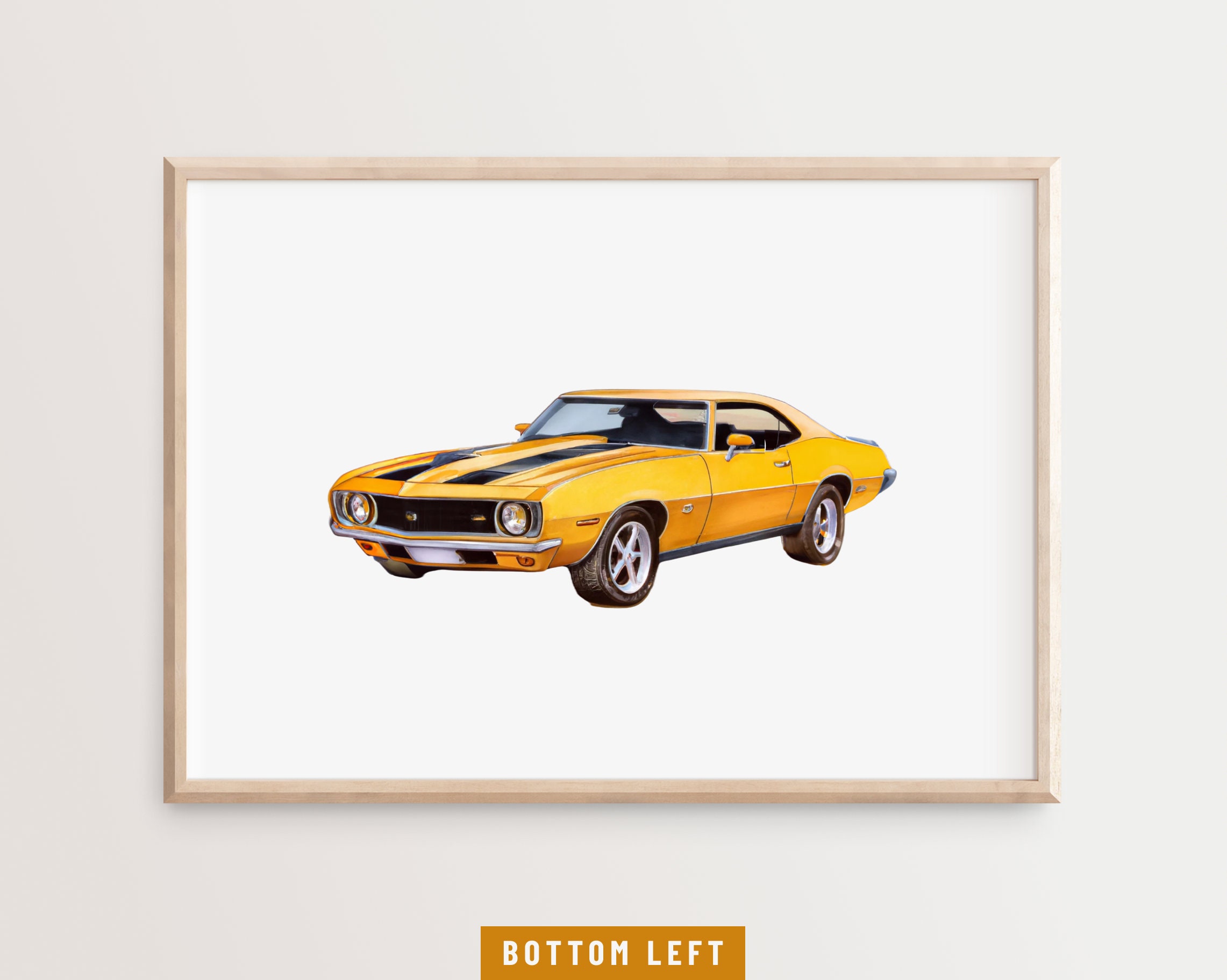 Vintage Car Artwork Classic Car Prints Retro Truck Art 6 - Etsy