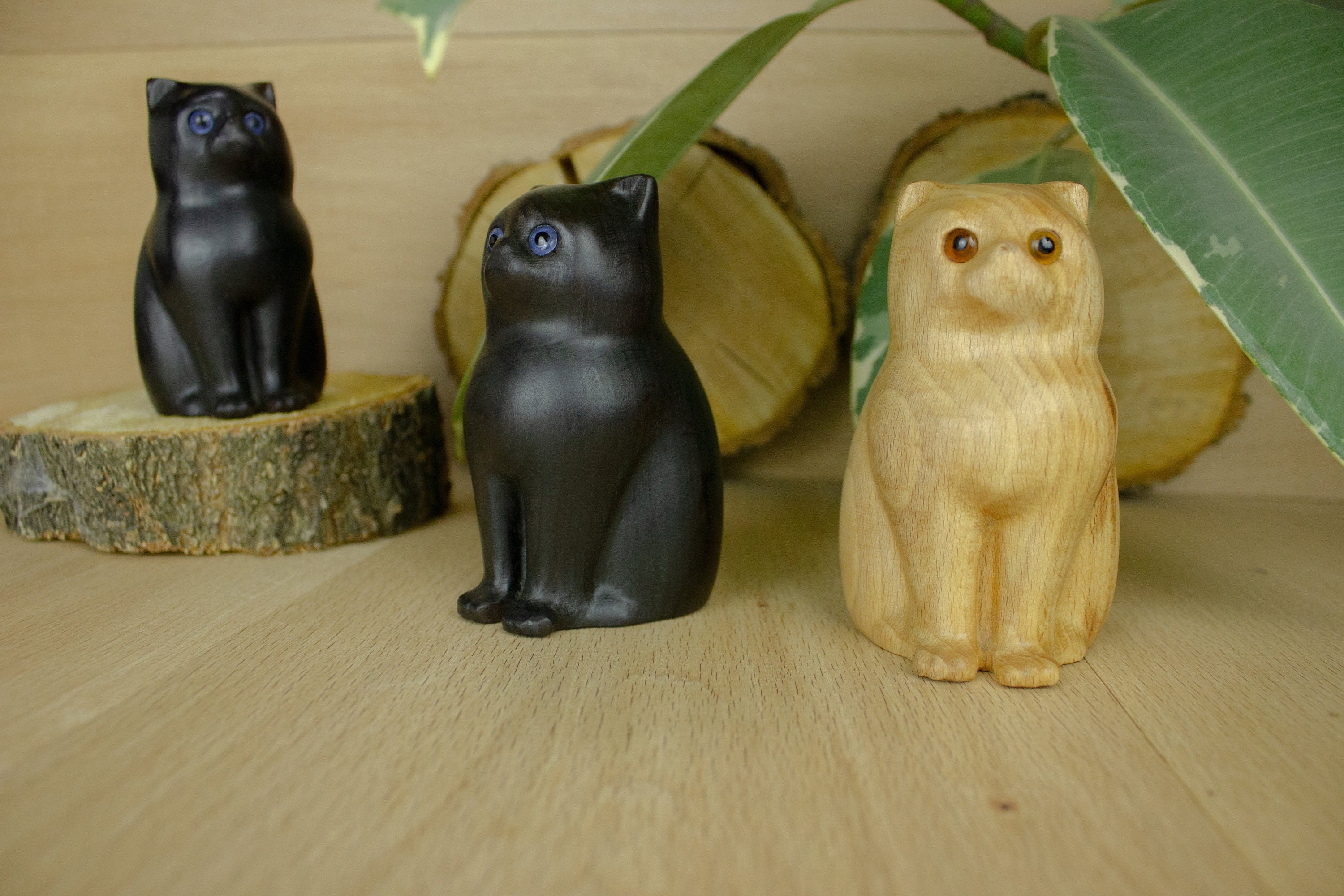 Cat Wooden, Handmade Wooden Cat , Wooden Cat, Wooden Cat Animal, Home ...