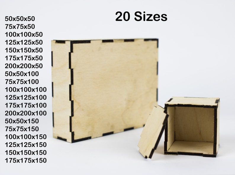 Box Laser Cutting, Laser Cut File, Gift Box, Wood Laser Cutting, SVG ...