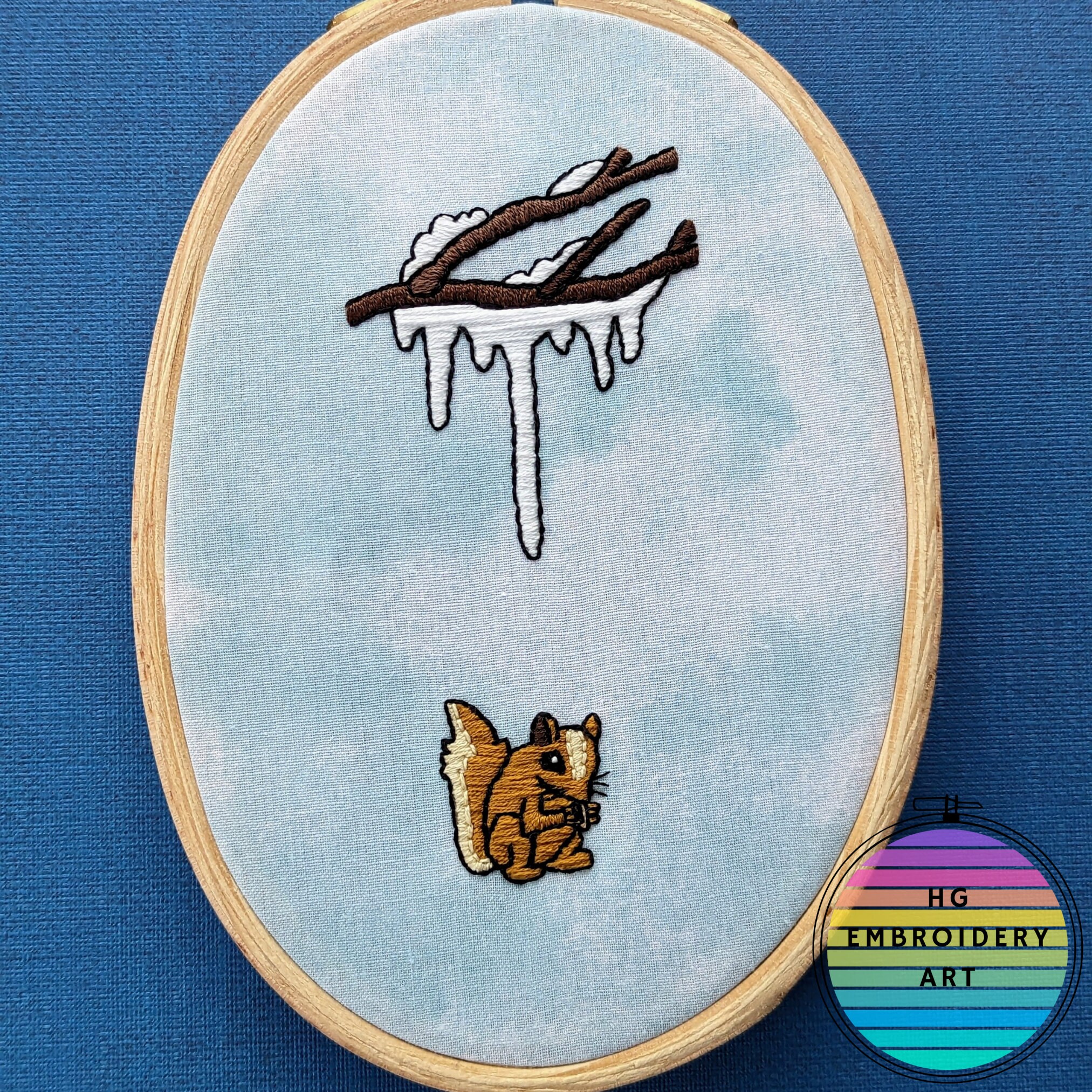 Rusty Lake Paradise, Precarious Squirrel, Handmade Embroidery, Cube ...