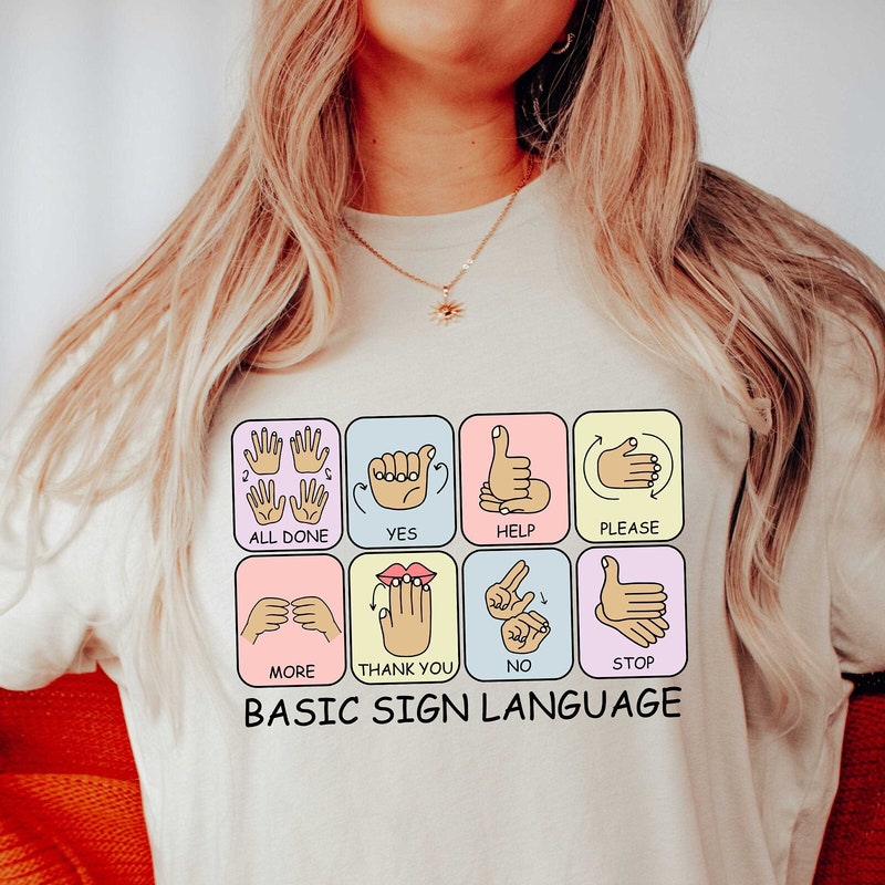 Sign Language Shirt - Etsy