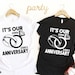 It's Our Anniversary Shirt, Custom Anniversary Shirt, Personalized ...
