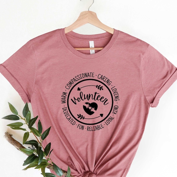 Volunteer Tshirt - Etsy