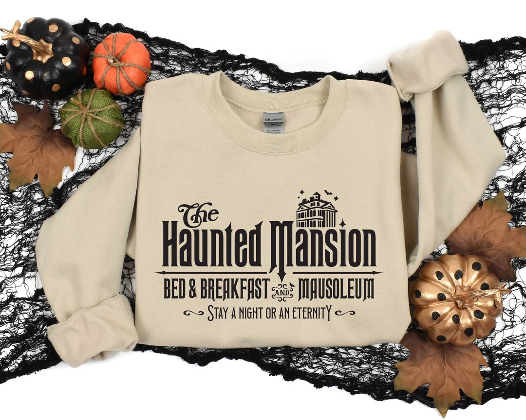 The Haunted Mansion, Stay a Night or an Eternity, Haunted Mansion Shirt ...
