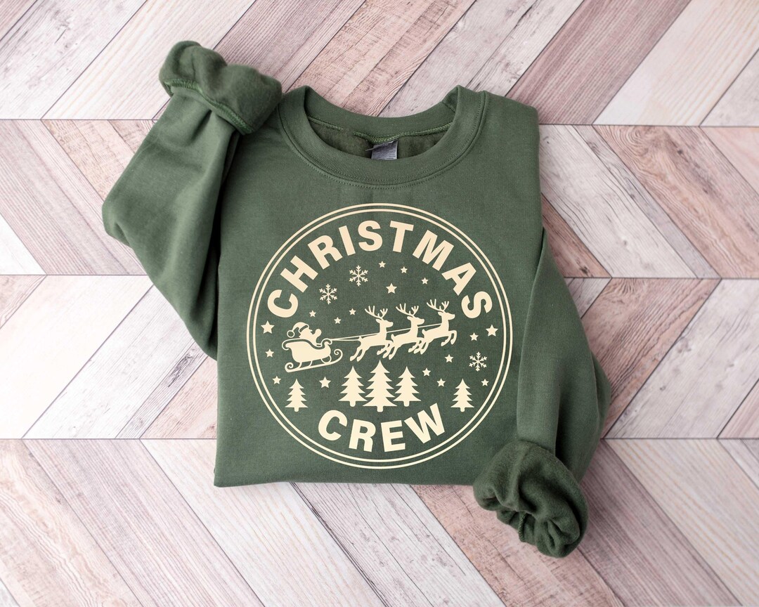 Cute Christmas Crew Sweatshirt, Christmas Crew Party Shirt, Christmas ...