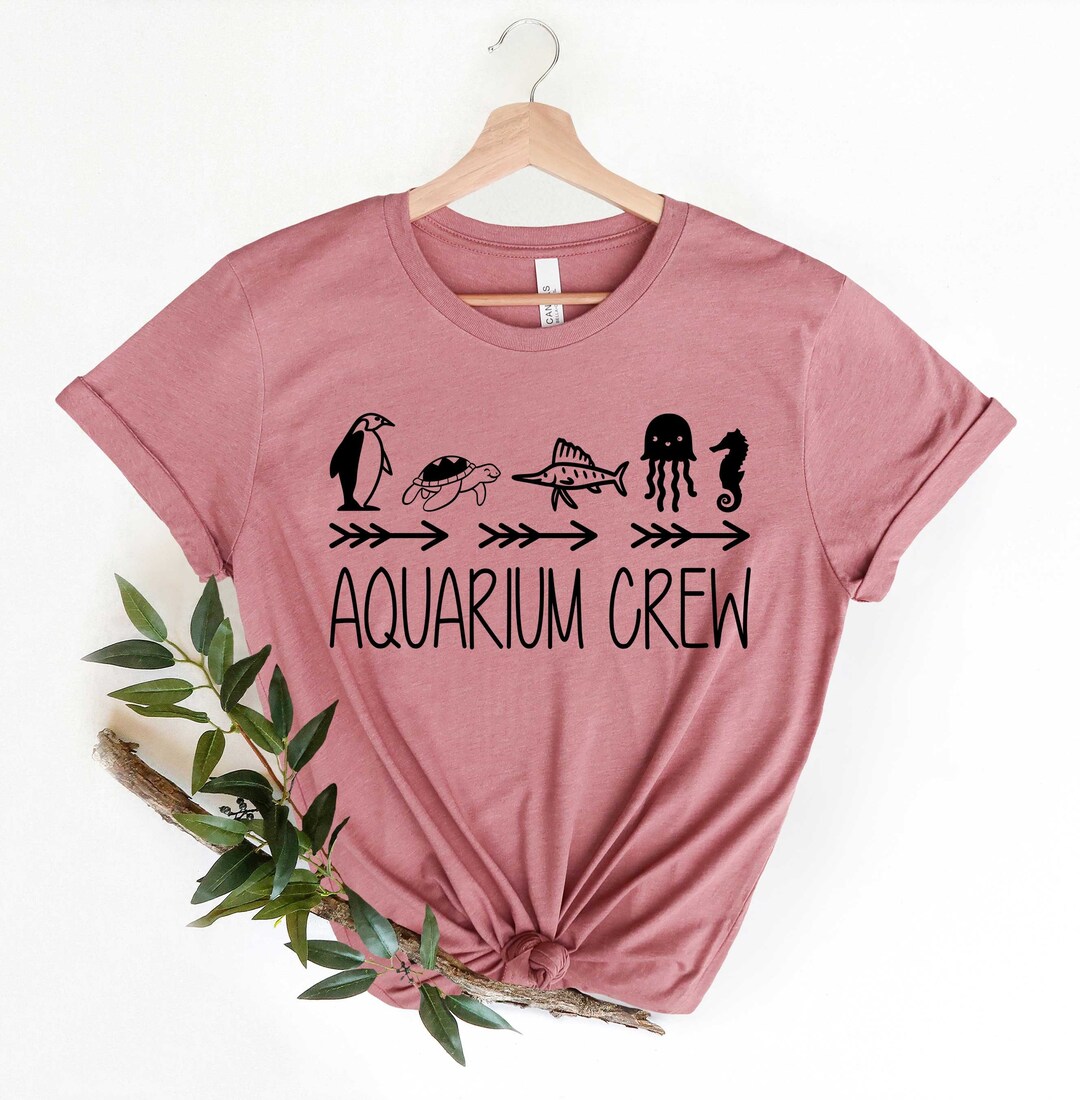 Aquarium Crew T-shirt, Sea Life Shirt, Field Trip Shirt, Aquarium Lover ...