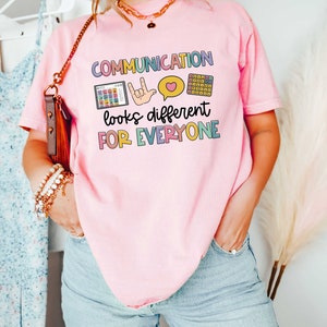 Communication Shirt, Speech Therapy Appreciation Shirt, Speech ...