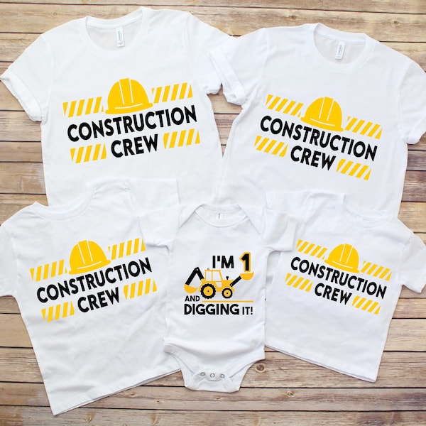 Construction Crew Shirt - Etsy