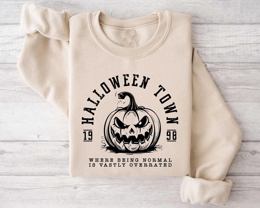 Halloweentown Sweatshirt, Halloween Sweater, Where Being Normal is ...