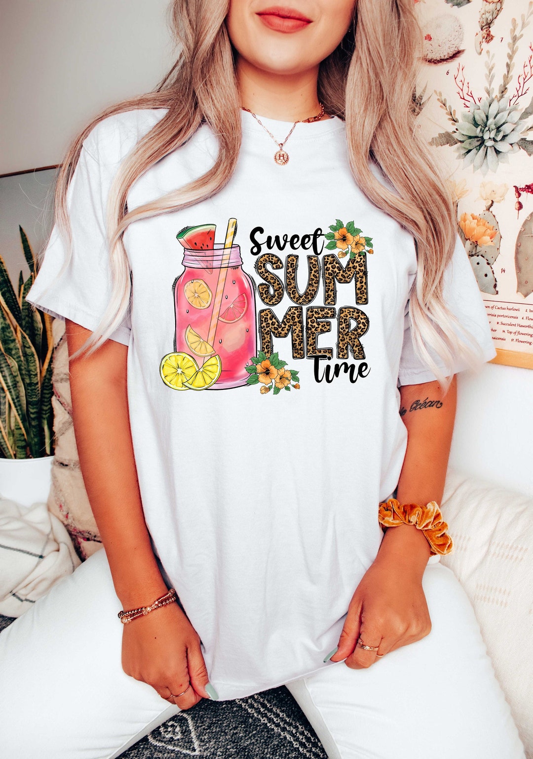 Sweet Summer Time Shirt, Leopard Summer Shirt, Summer Shirt, Beach ...