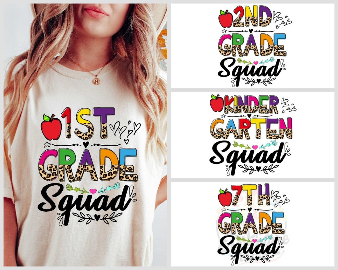 Leopard 1st Grade Squad Shirt, Leopard School Shirt, School Crew Shirt ...