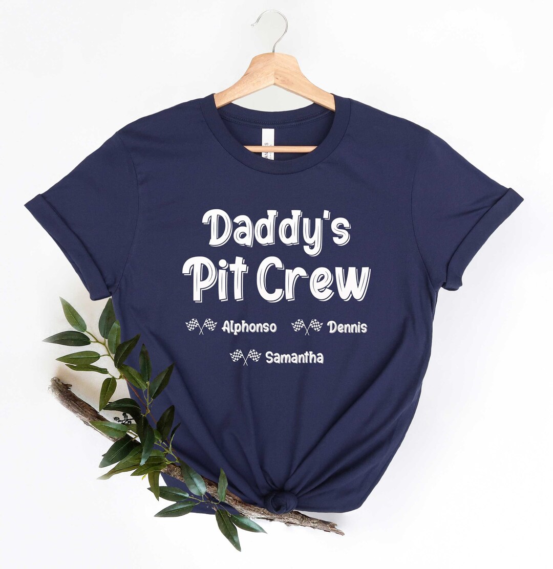 Personalized Daddy's Pit Crew Shirt, Custom Daddy's Pit Crew, Fathers ...