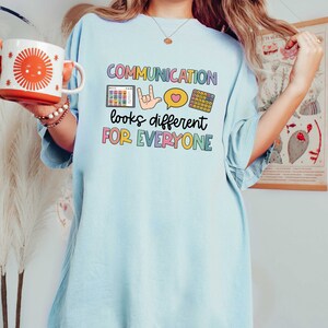 Communication Shirt, Speech Therapy Appreciation Shirt, Speech ...
