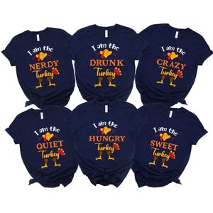 Funny Custom Turkey Shirt, Turkey Sweatshirt for Thanksgiving, Family ...