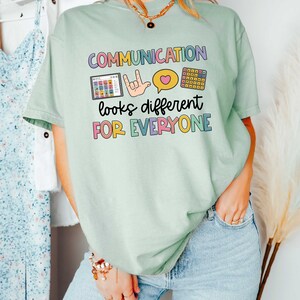 Communication Shirt, Speech Therapy Appreciation Shirt, Speech ...