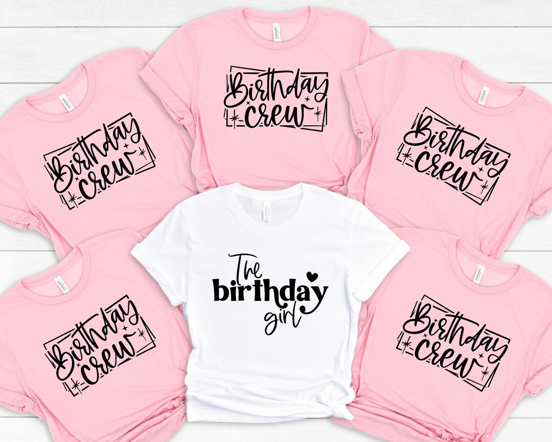 The Birthday Girl Shirt, Girls Birthday Party, Birthday Crew, Birthday ...