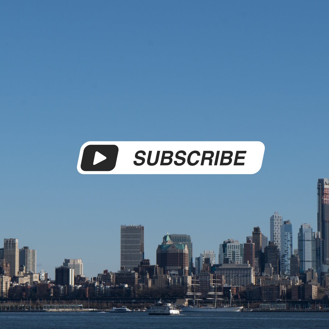 Animated Youtube Subscribe Button Dark Mode Slanted - Etsy
