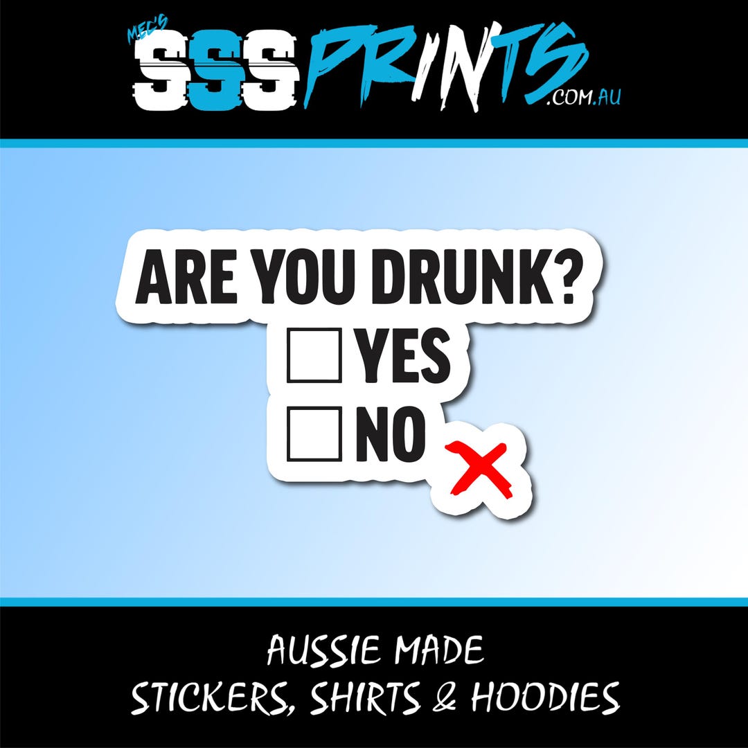 AM I Drunk 3 - Vinyl Car Sticker Decal Funny Meme Aussie Joke - Etsy