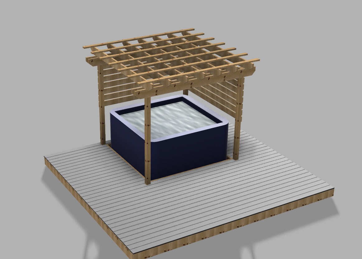 Custom 3D Models/custom Deck and House Design/custom Outdoor Patio ...