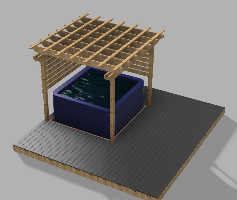 Custom 3D Models/custom Deck and House Design/custom Outdoor Patio ...