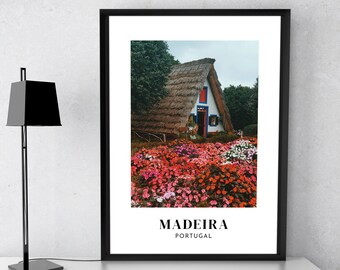 Madeira Portugal Travel Poster - Etsy