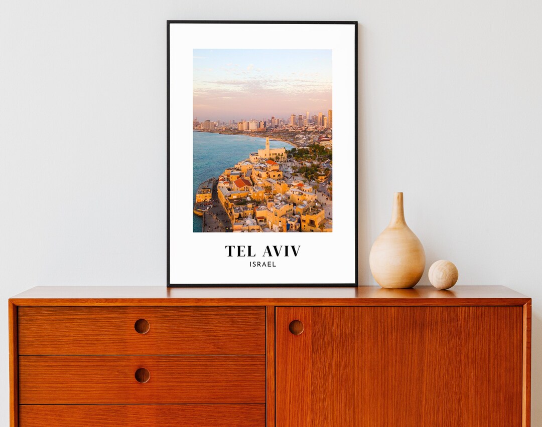 Tel Aviv Minimalist Poster Tel Aviv Travel Print Tel Aviv Wall Art Tel ...