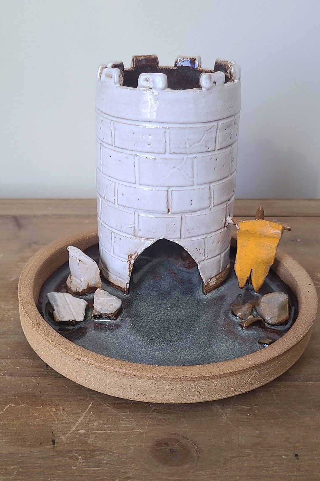 Handmade Ceramic Castle Dice Tower - Etsy