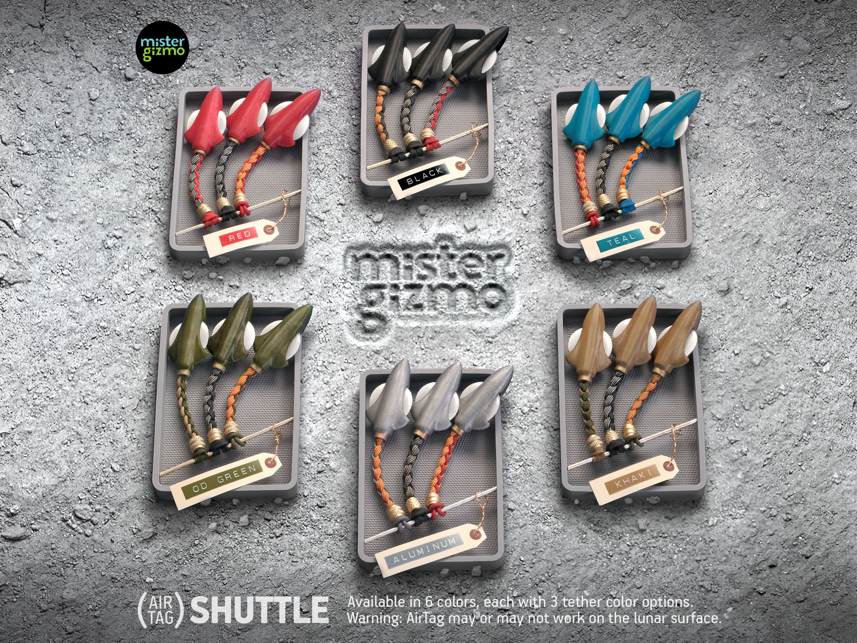 AirTag Shuttle, Attach the AirTag to Your Stuff, NASA, Rocket, Air Tag ...