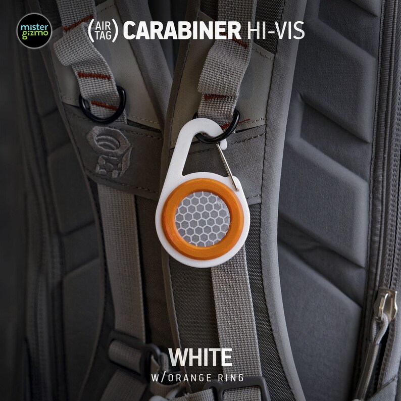 AirTag Carabiner, Hi-vis Series, AirTag Clip, AirTag Luggage Clip ...