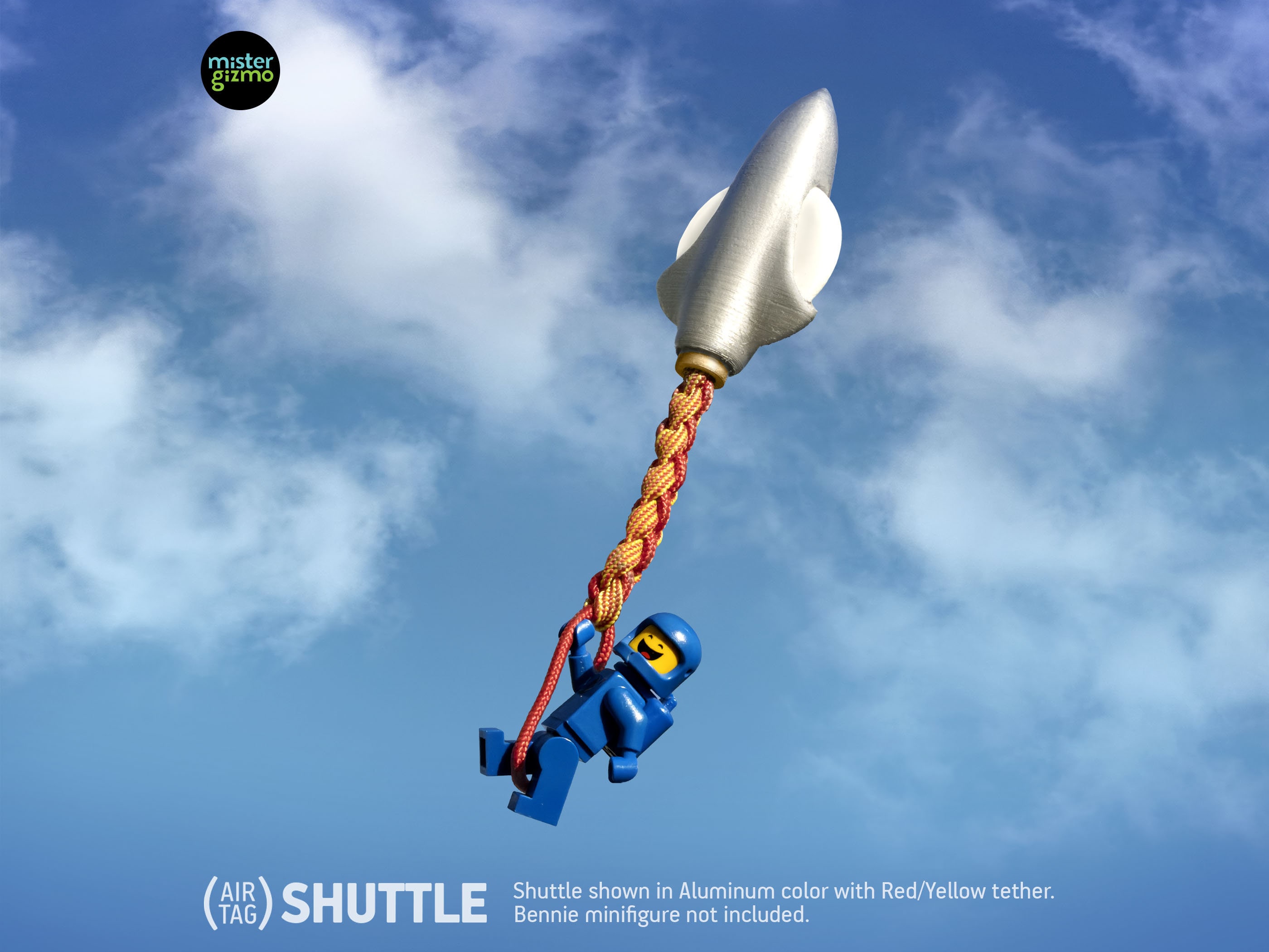 AirTag Shuttle, Attach the AirTag to Your Stuff, NASA, Rocket, Air Tag ...