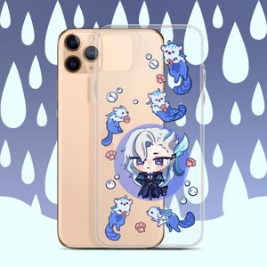 Genshin Impact Fontaine Neuvillette Otter Phonecase for iPhone - Etsy