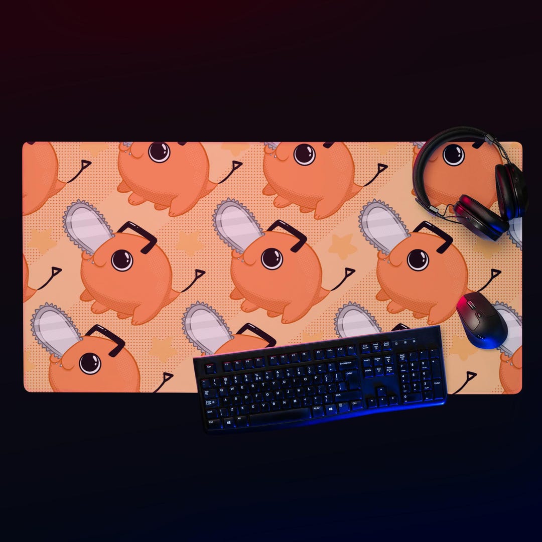 Chainsaw Man Pochita Gaming Mouse Pad - Etsy Canada