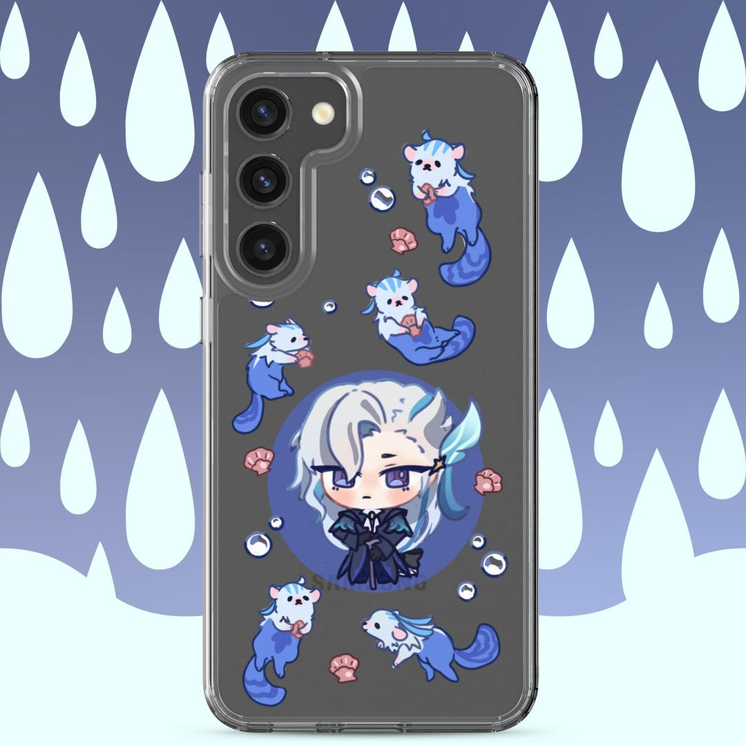 Genshin Impact Neuvillette Otterlette Clear Phonease for Samsung® - Etsy