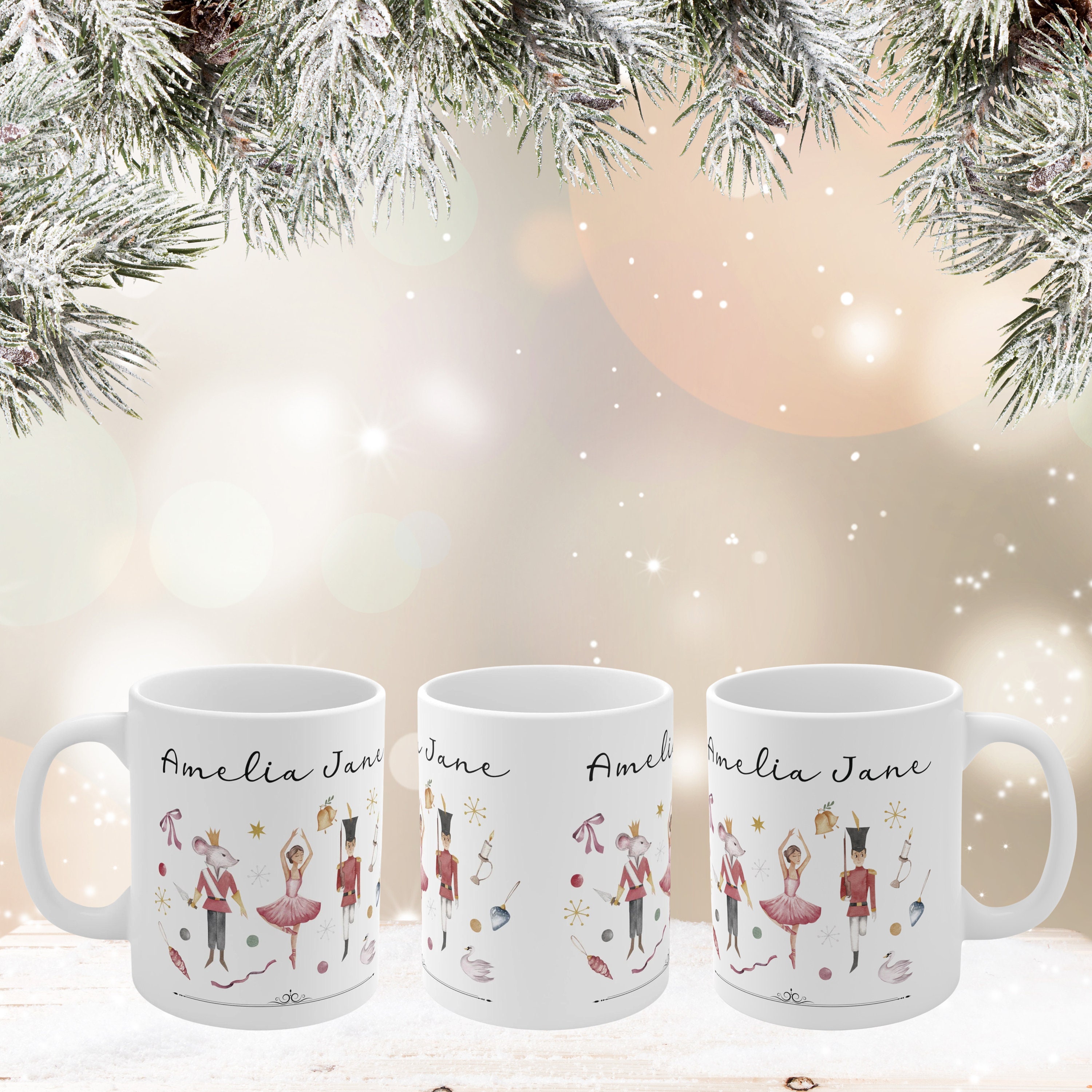 Personalized Ballet Dancer Ceramic Mug 11oz, Ballerina With a ...