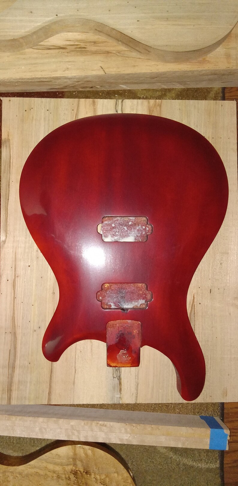 PRS Style Guitar Body Almost Finished - Etsy