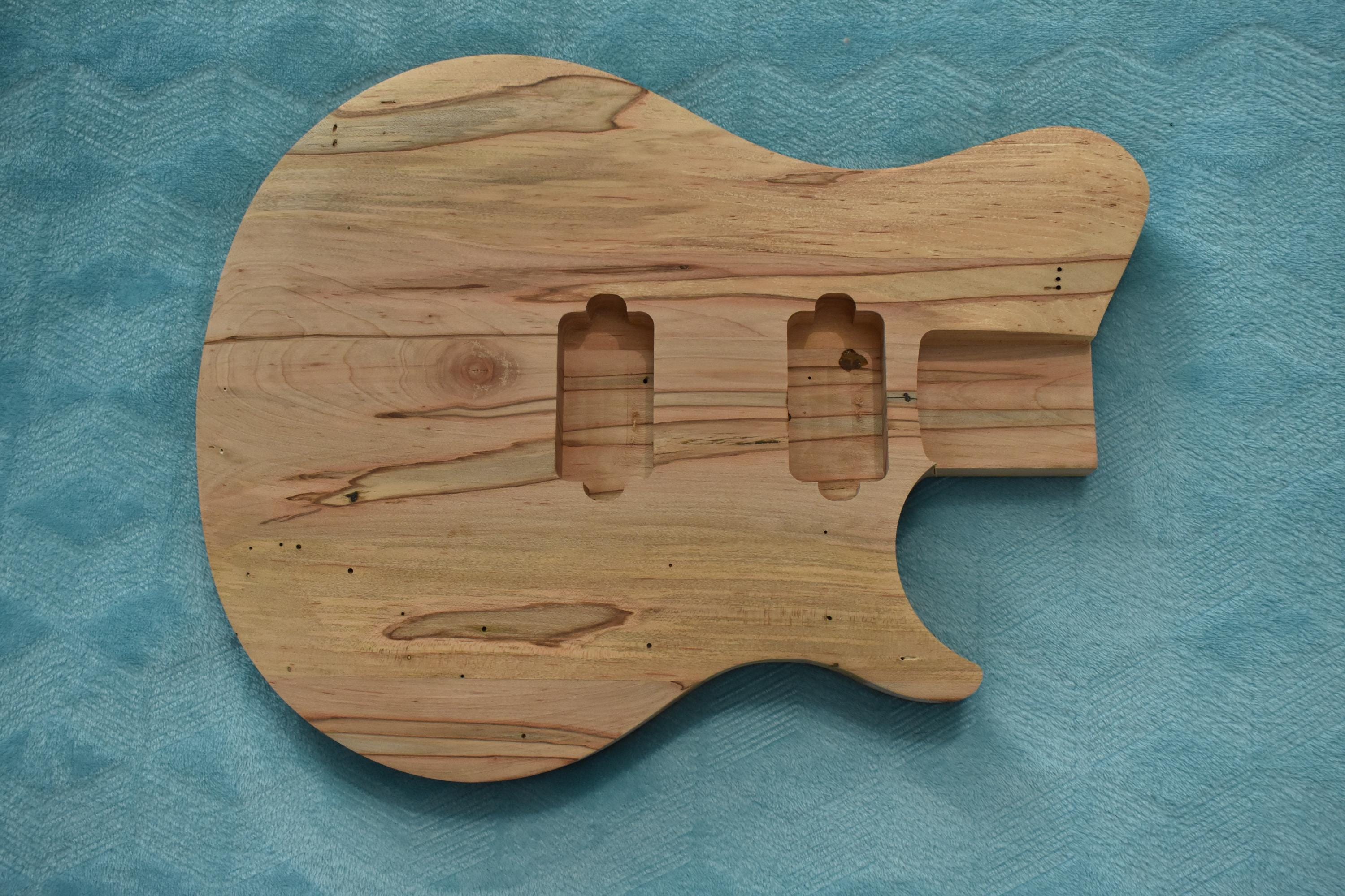 Custom Guitar Body Beautiful Spalted Maple - Etsy