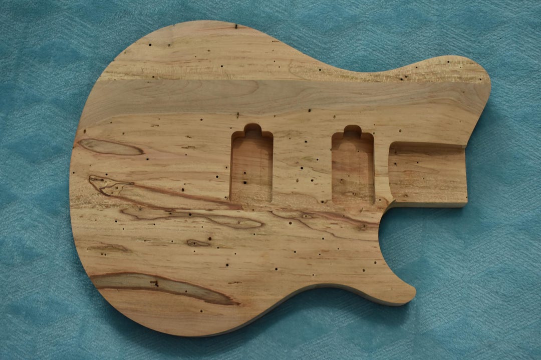 Custom Guitar Body Beautiful Spalted Maple - Etsy