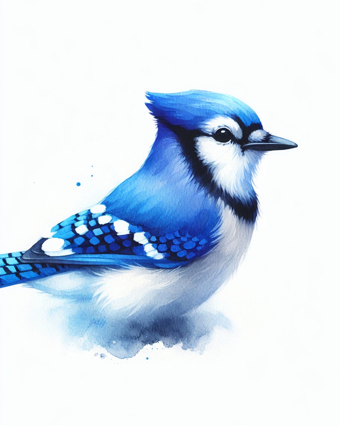 Blue Jay Digital Print - Etsy