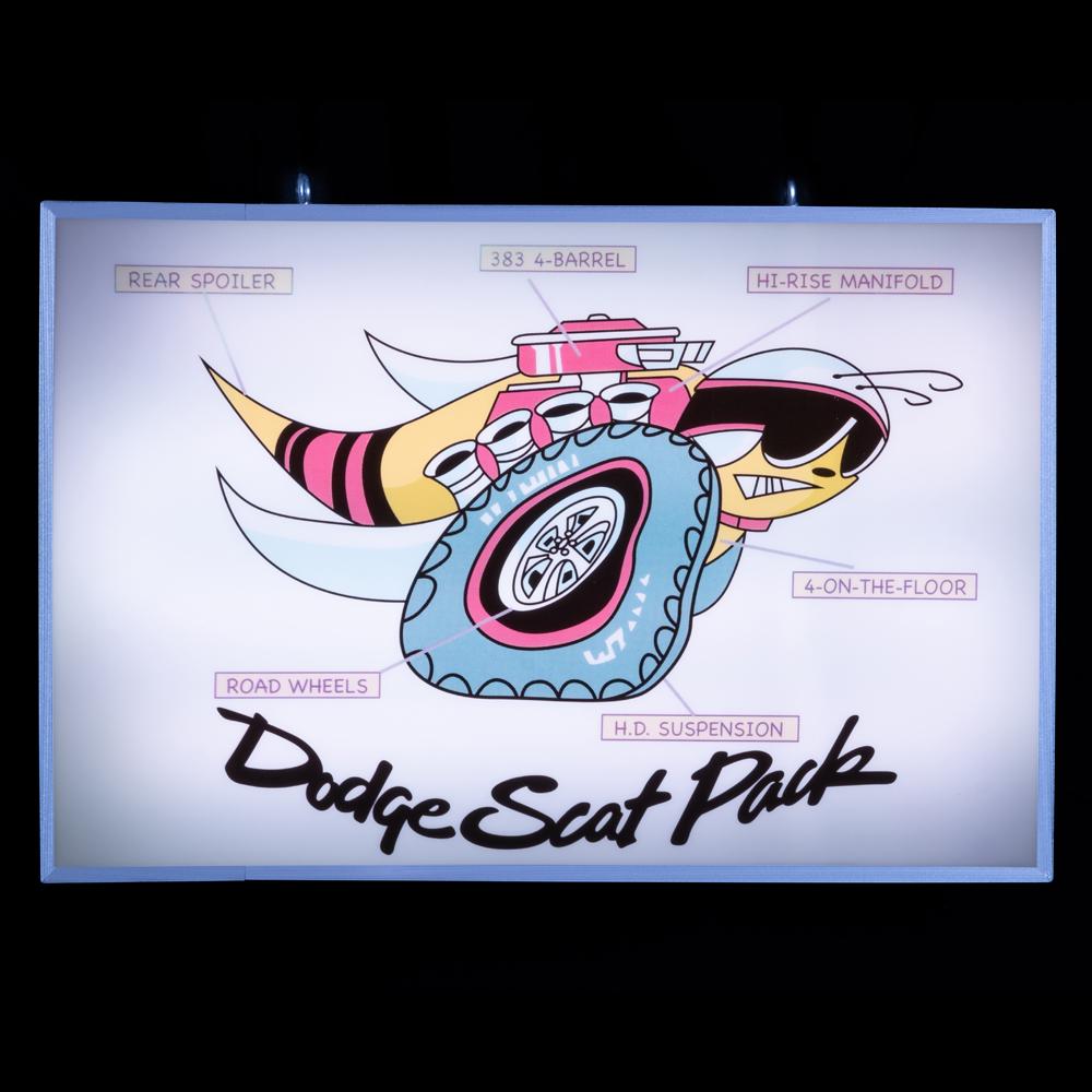 Officially Licensed Dodge SCAT PACK LED Light up Sign - Etsy