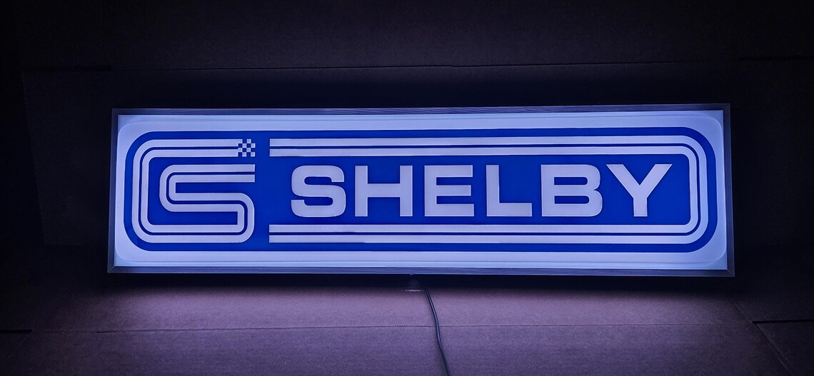 Officially Licensed Shelby LED Light up Sign - Etsy