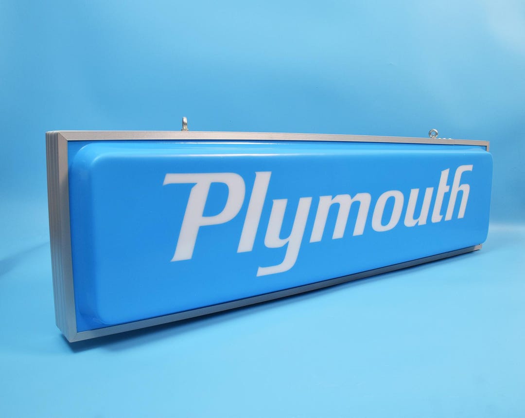 Officially Licensed Plymouth LED Light up Sign - Etsy