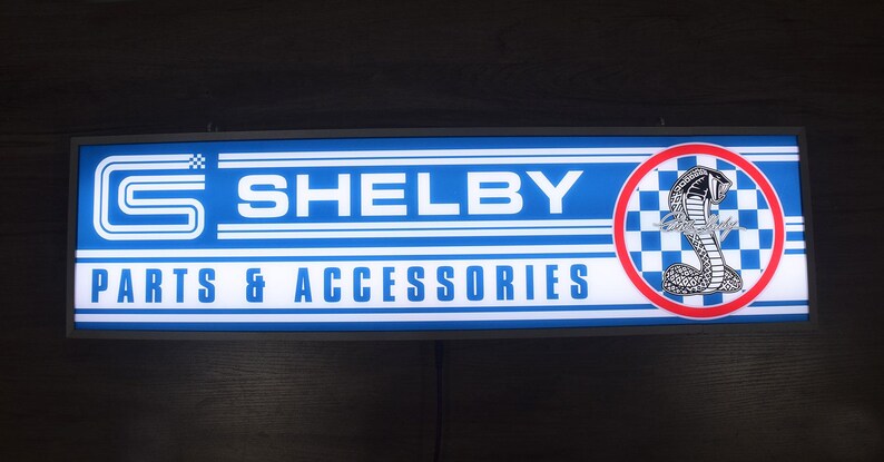 Officially Licensed Shelby Parts and Accessories LED Light up Sign - Etsy