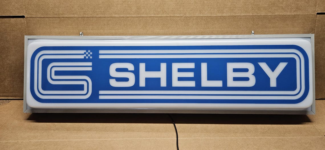 Officially Licensed Shelby LED Light up Sign - Etsy